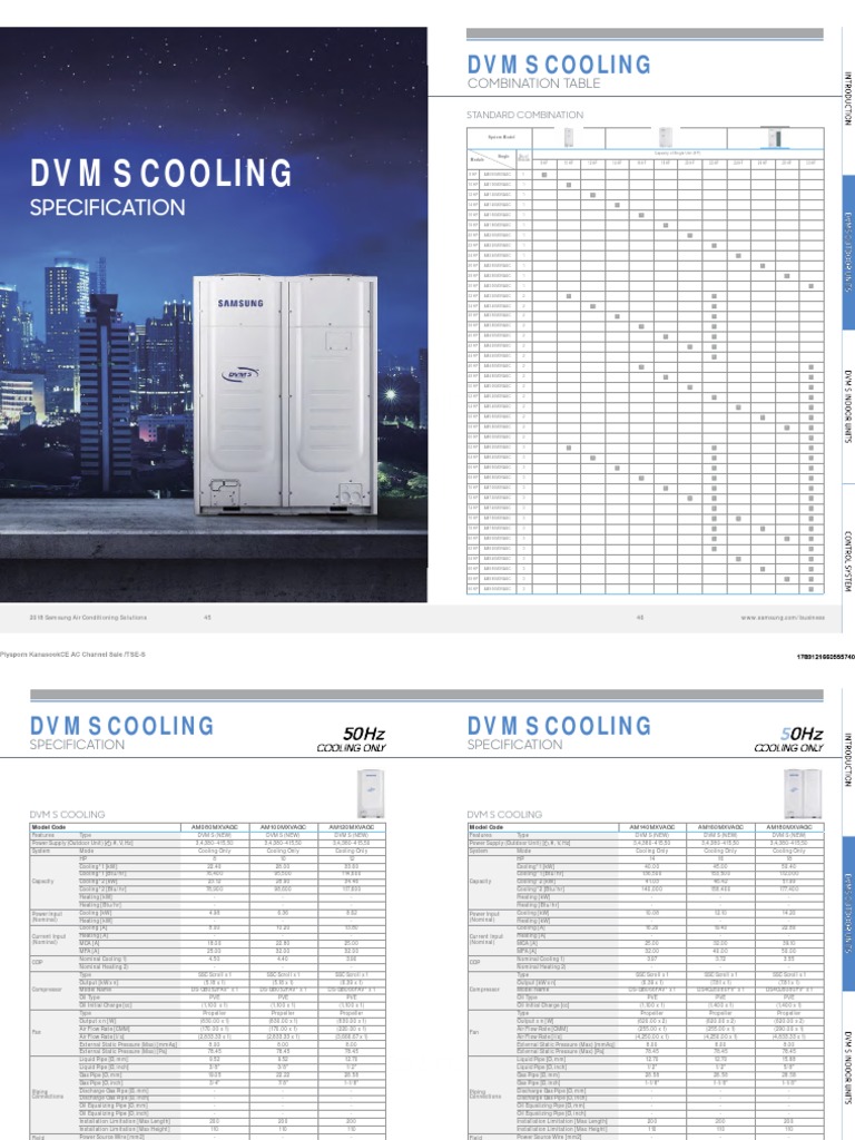 DVM S Cooling System Specs | PDF | Pipeline Transport | Pipe (Fluid ...