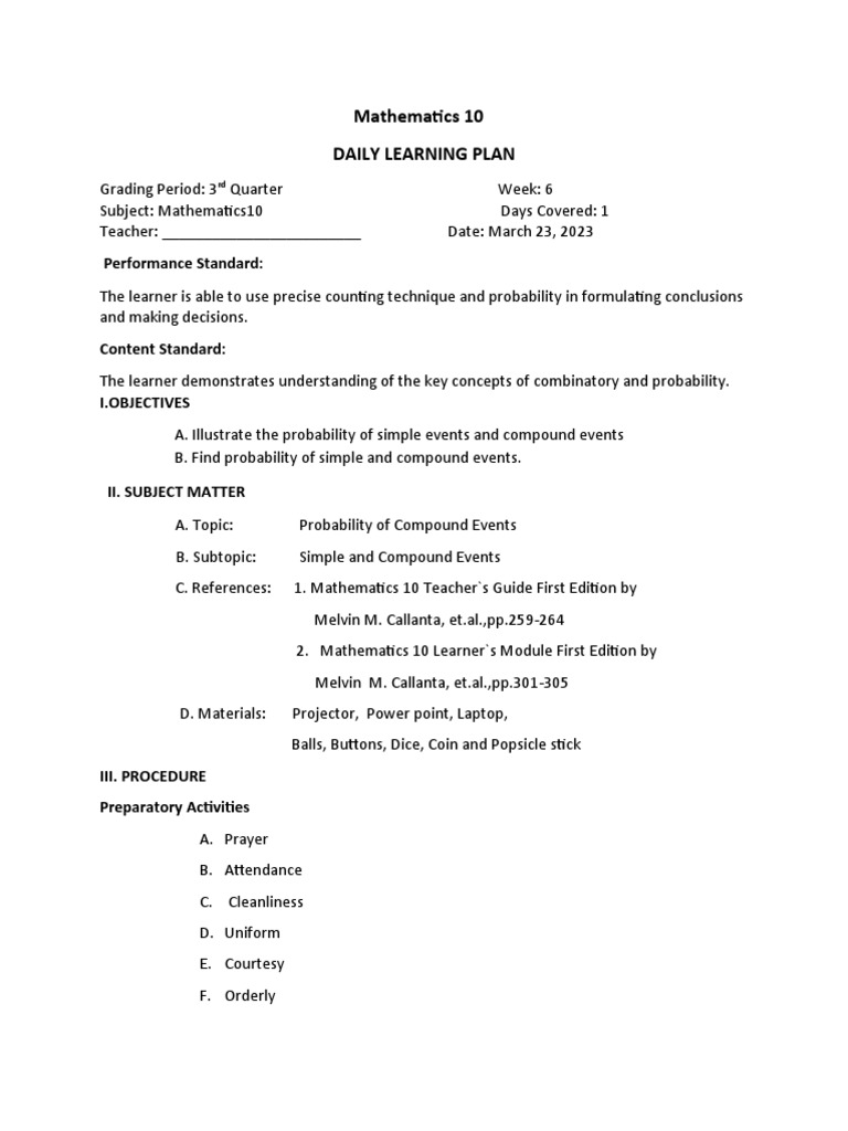LP DEMO in MATH 10-3rd Quarter | PDF