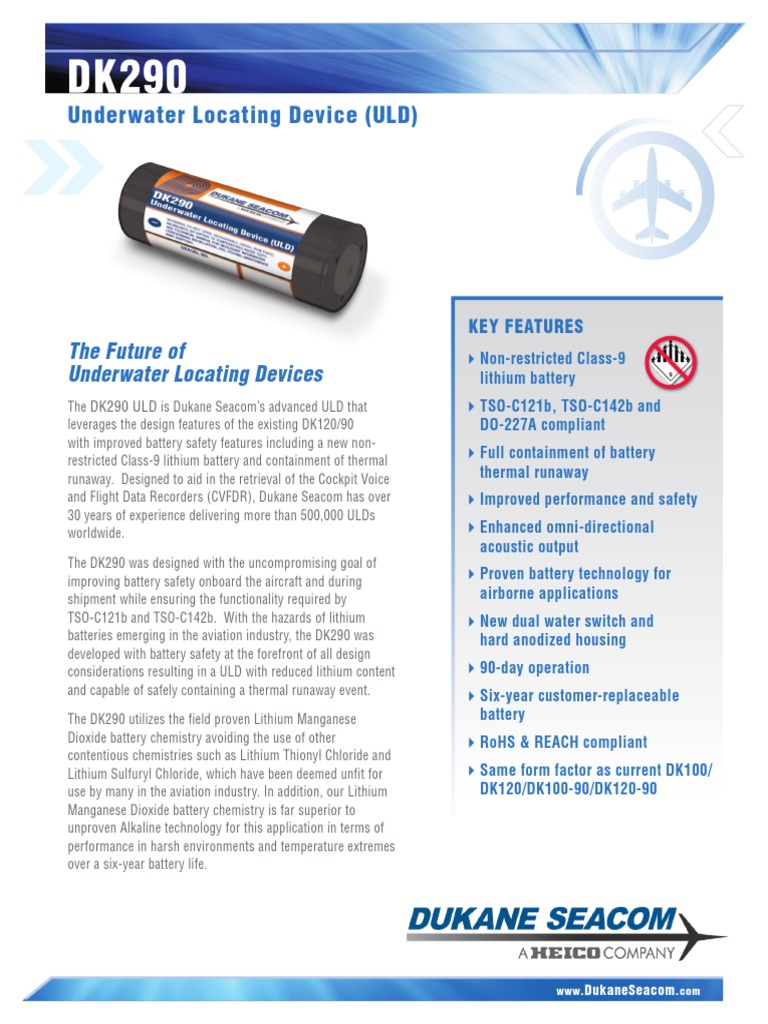 Dukane DK290 RevC Nov12-20 | PDF