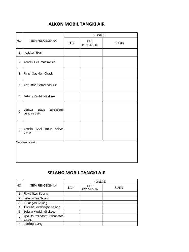 Full Tangki Air | PDF