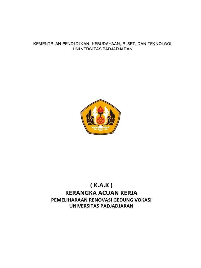 KAK Pemeliharaan PDF | PDF | Seni