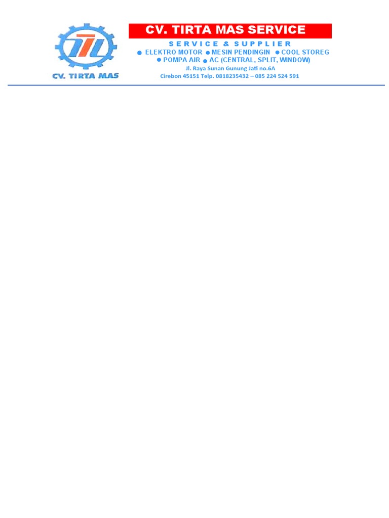 Kop Surat Tms | PDF