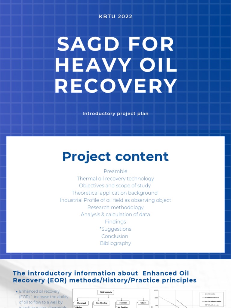 SAGD for Heavy Oil Recovery Plan | PDF | Enhanced Oil Recovery | Petroleum