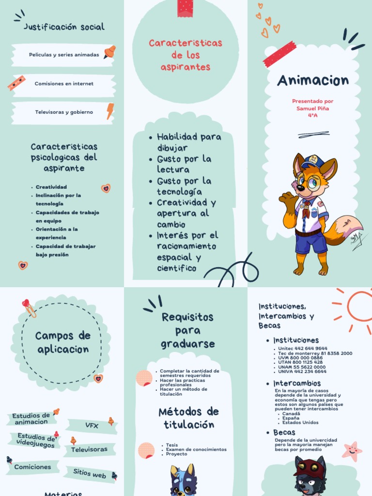 triptico Animacion | PDF
