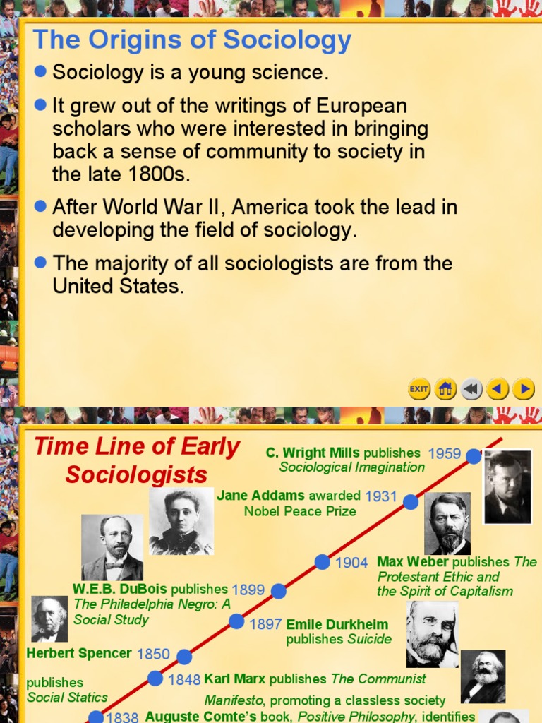 1-2 Origins of Sociology | PDF | History