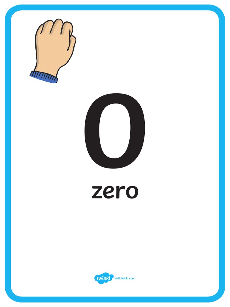 Visual Number Line Posters 0-20 PDF | PDF