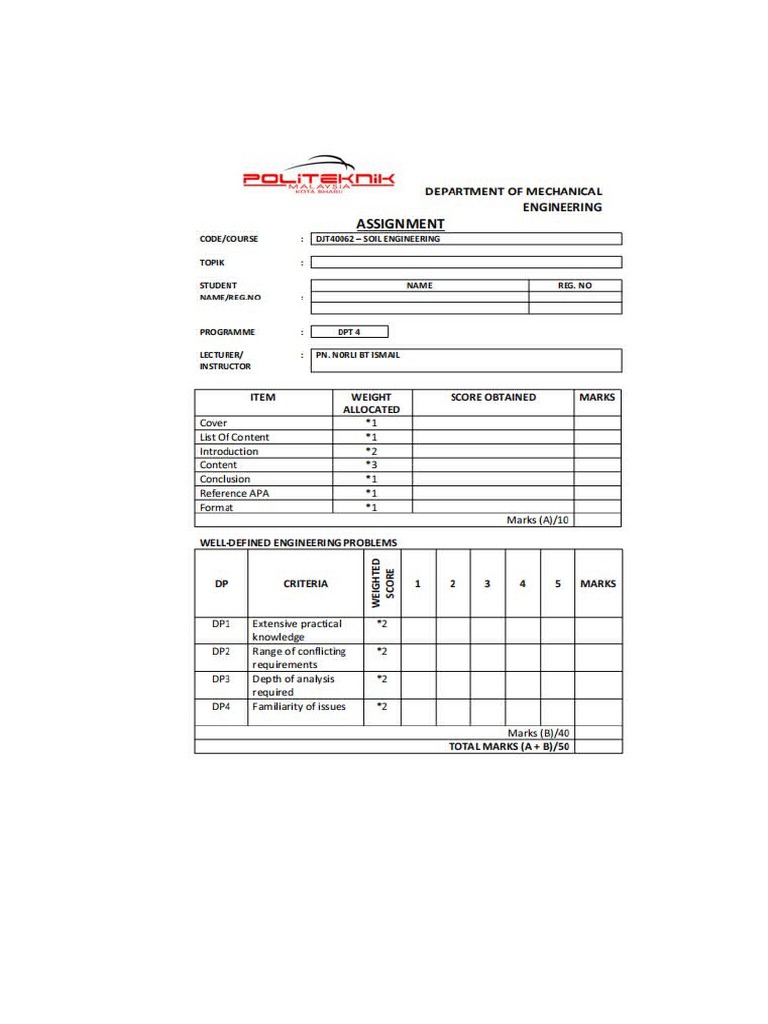Assignment Soil | PDF