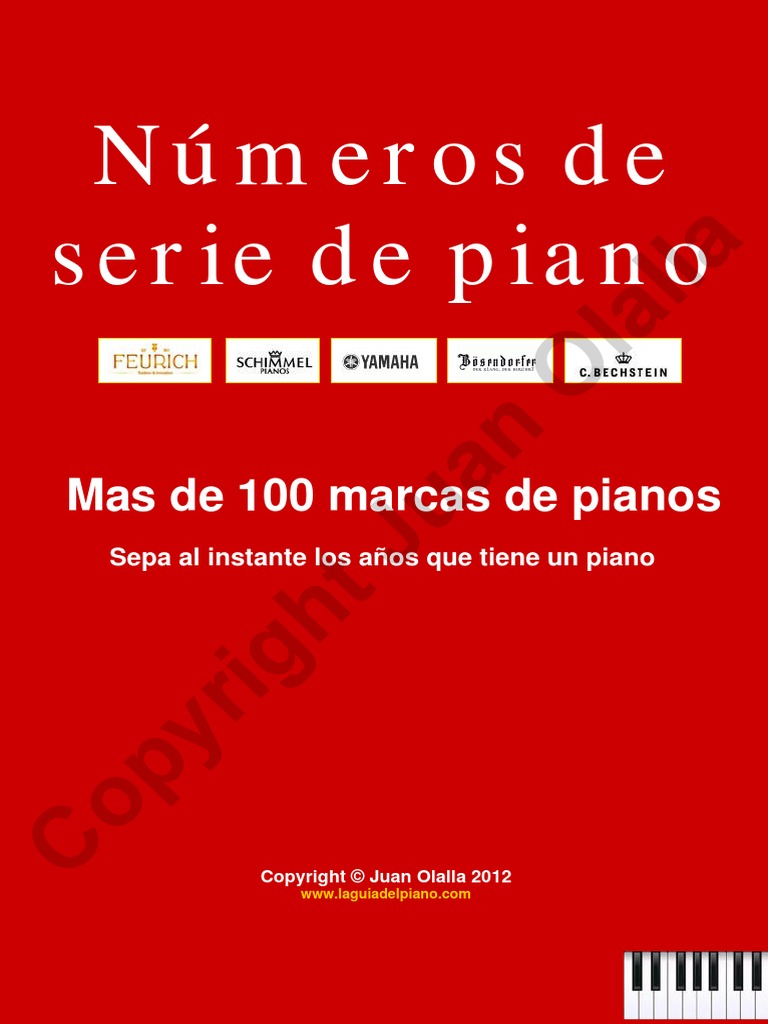 Números de Serie de Pianos PDF | PDF