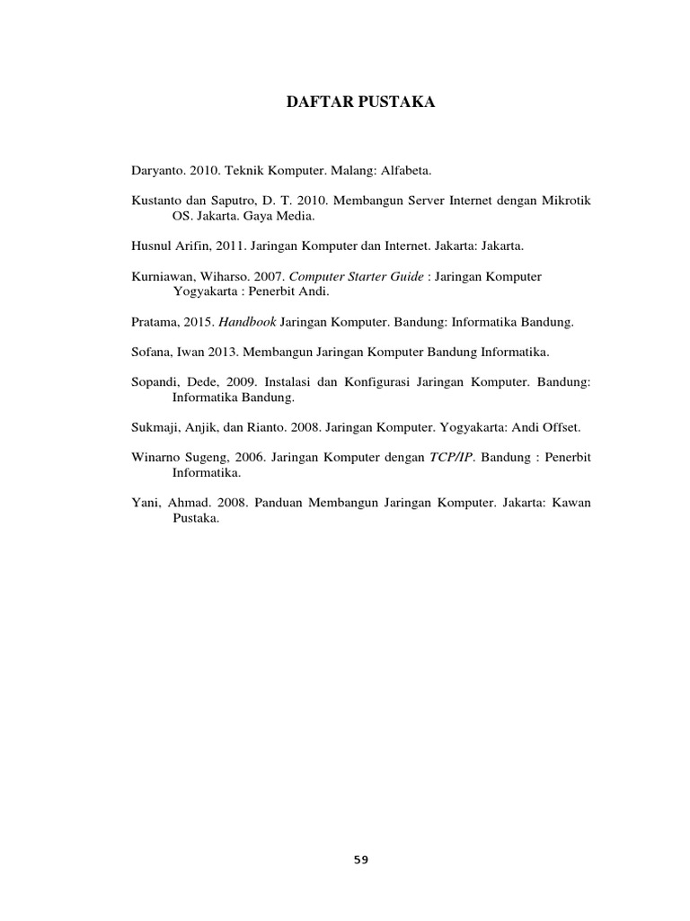 13 - Lembar Daftar Pustaka PDF | PDF