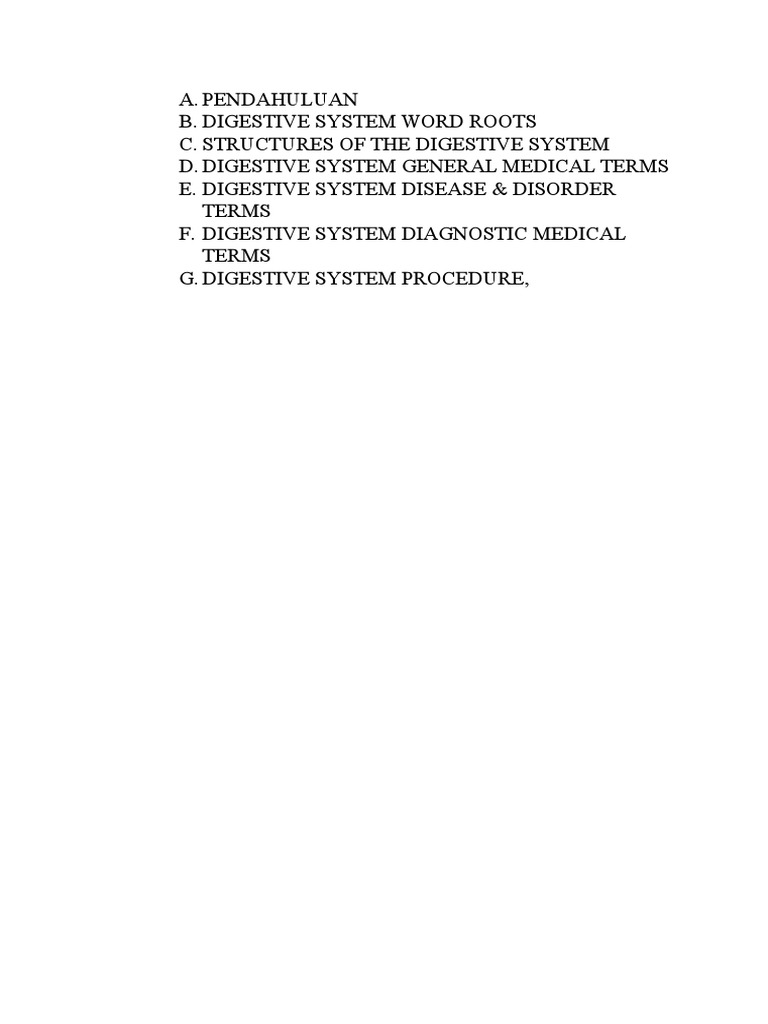 Deskrripsi Sit Pencernaan | PDF