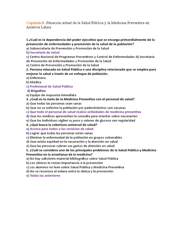 Cap 8 Salud Publica | PDF