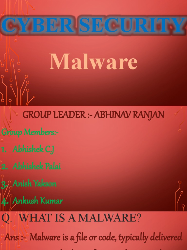 Malware | PDF | Social Science | Technology & Engineering