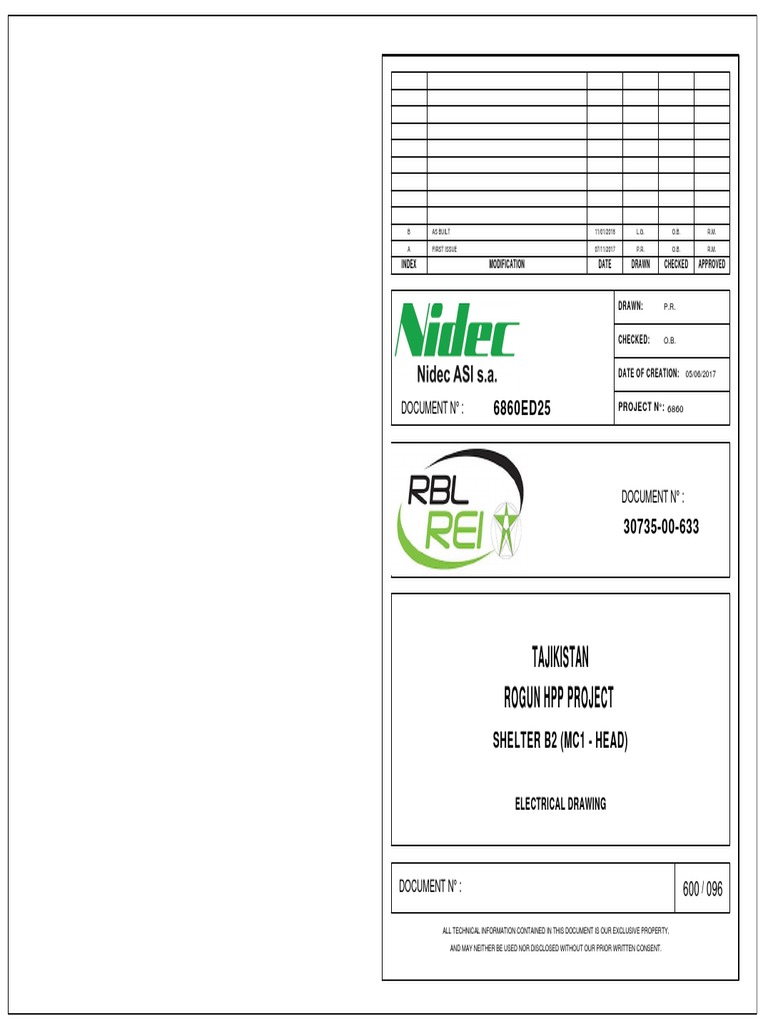 RBL-REI Conveyor Belt SHELTER-B2 Electrical Drawing | PDF