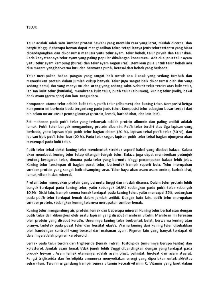 TELUR | PDF