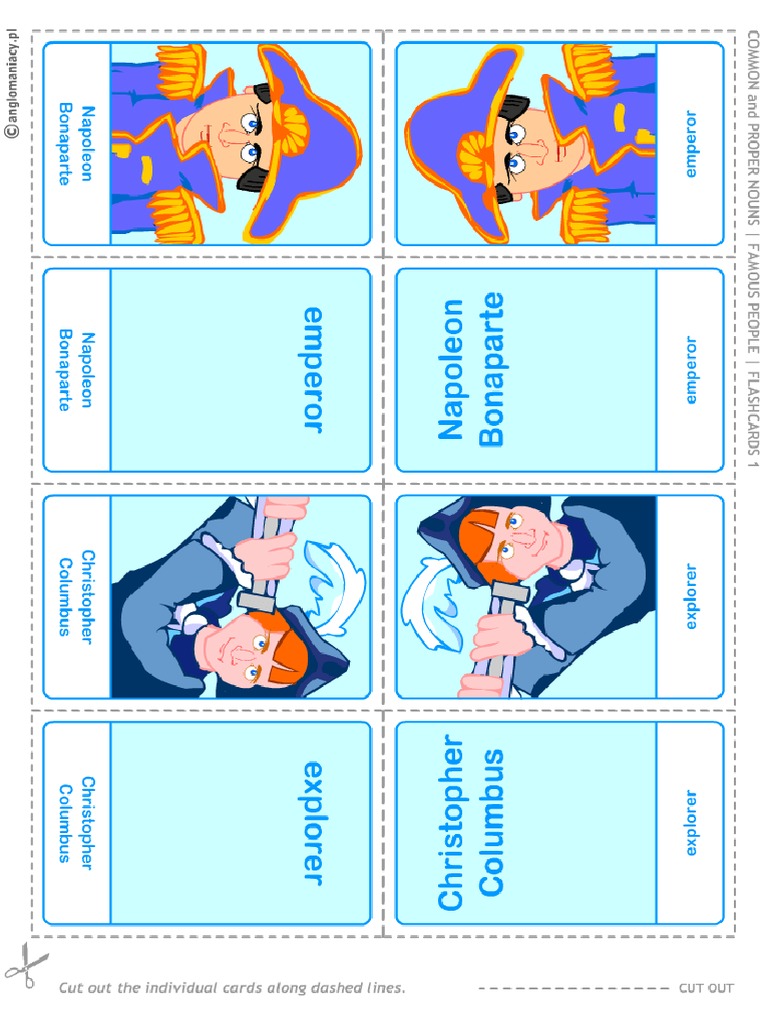 Nouns Common Flashcards - 5 PDF | PDF