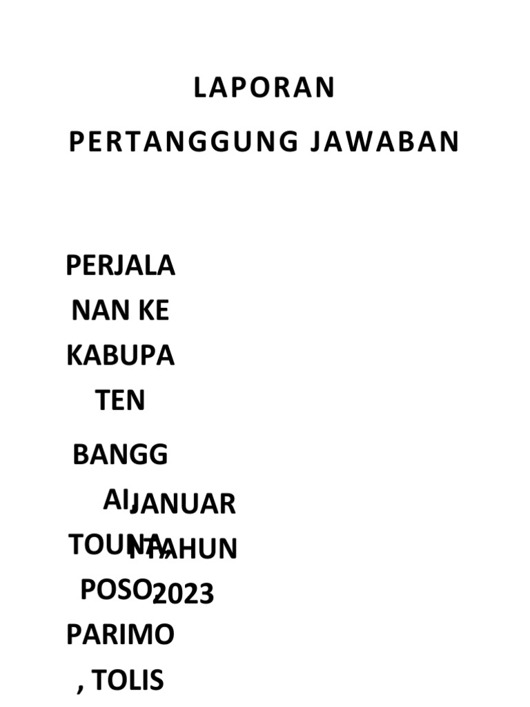 Sampul LPJ | PDF