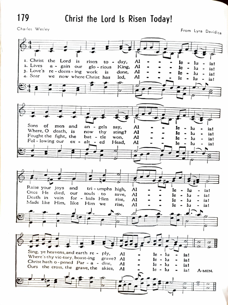 179 Christ the Lord is Risen Today.pdf | PDF