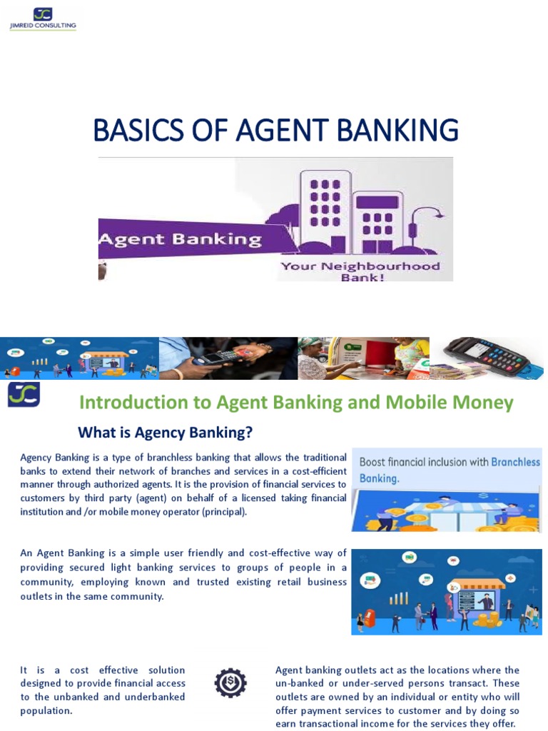 Fundamentals of Agent Banking | PDF