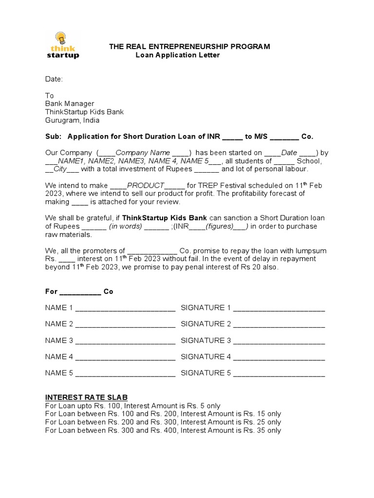 TREP Loan Application | PDF
