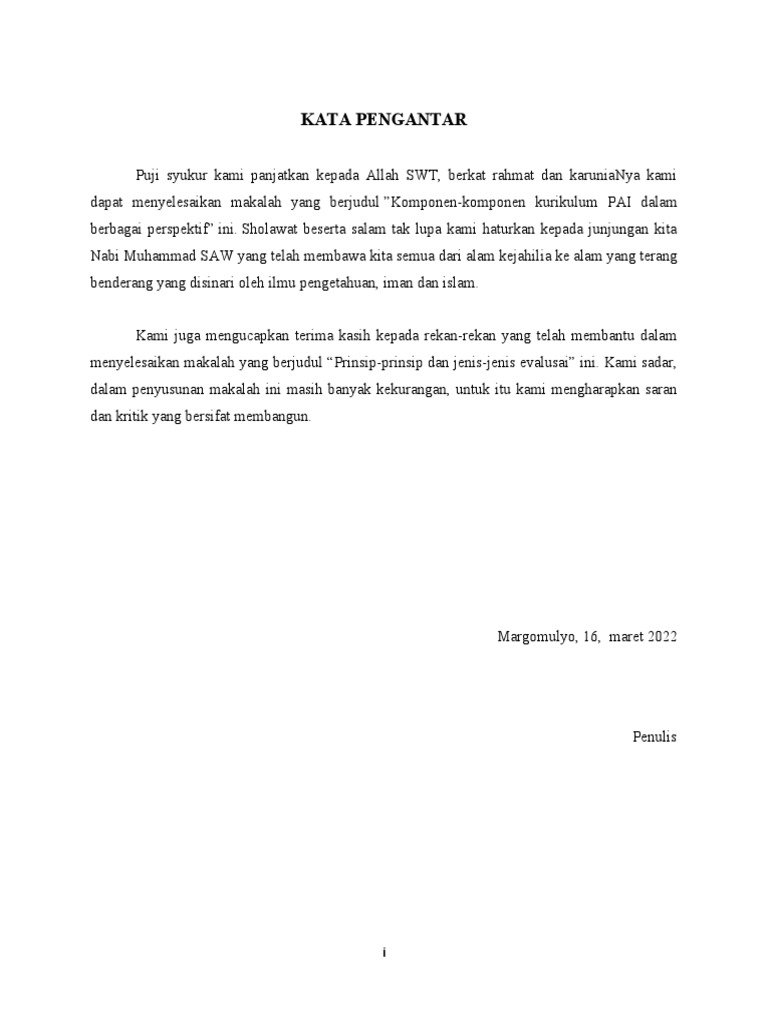 Pengembangan Evaluasi Amjad | PDF