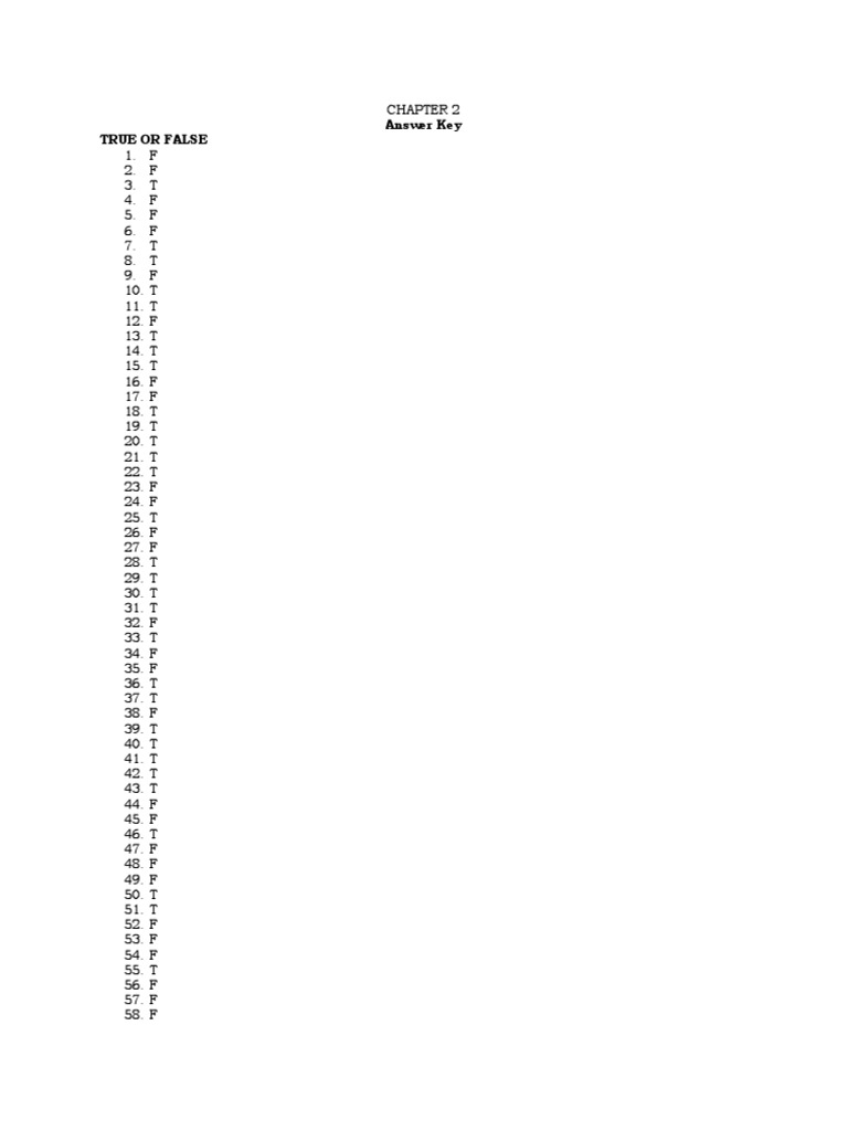 2021 Answer CHAPTER 2 PDF | PDF