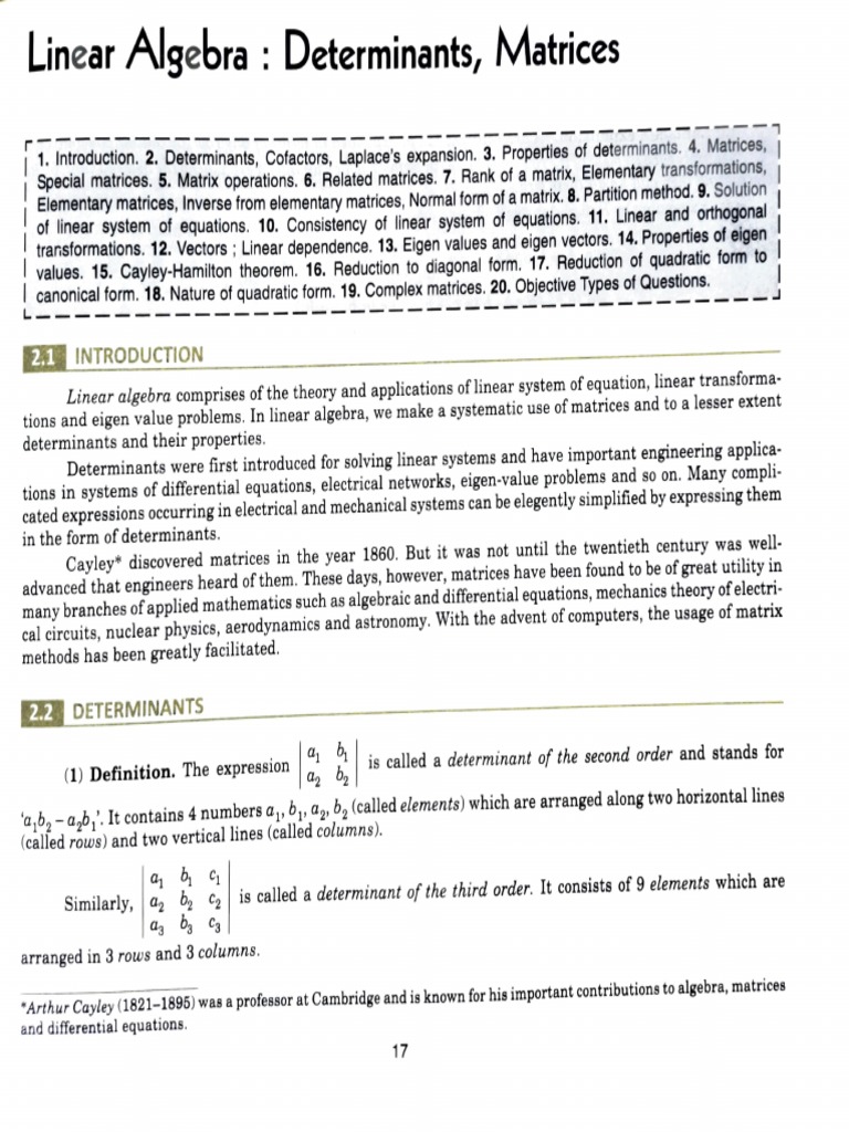 Applied Math Chap 2 Matrices Bs Grewal PDF | PDF