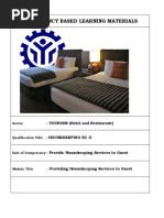 Housekeeping Training Topics | PDF | Housekeeping