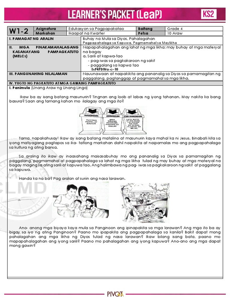 Q4-EsP-4-Week-1-2 PDF | PDF