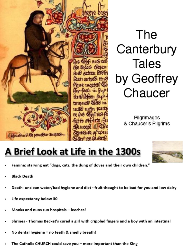 Lesson - The Canterbury Tales Lesson 1 PDF | PDF