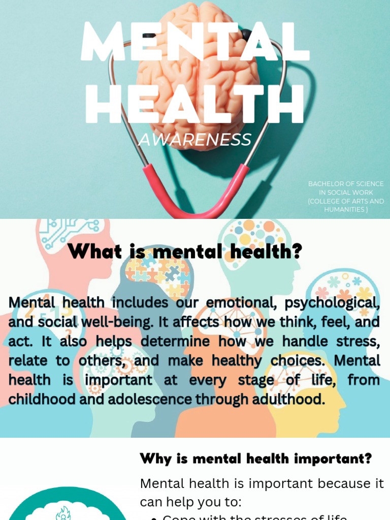 Mental Health Awareness Pdf