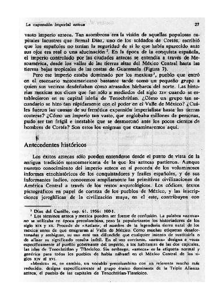 Conrad y Demarest - Expansion Azteca 1 PDF | PDF