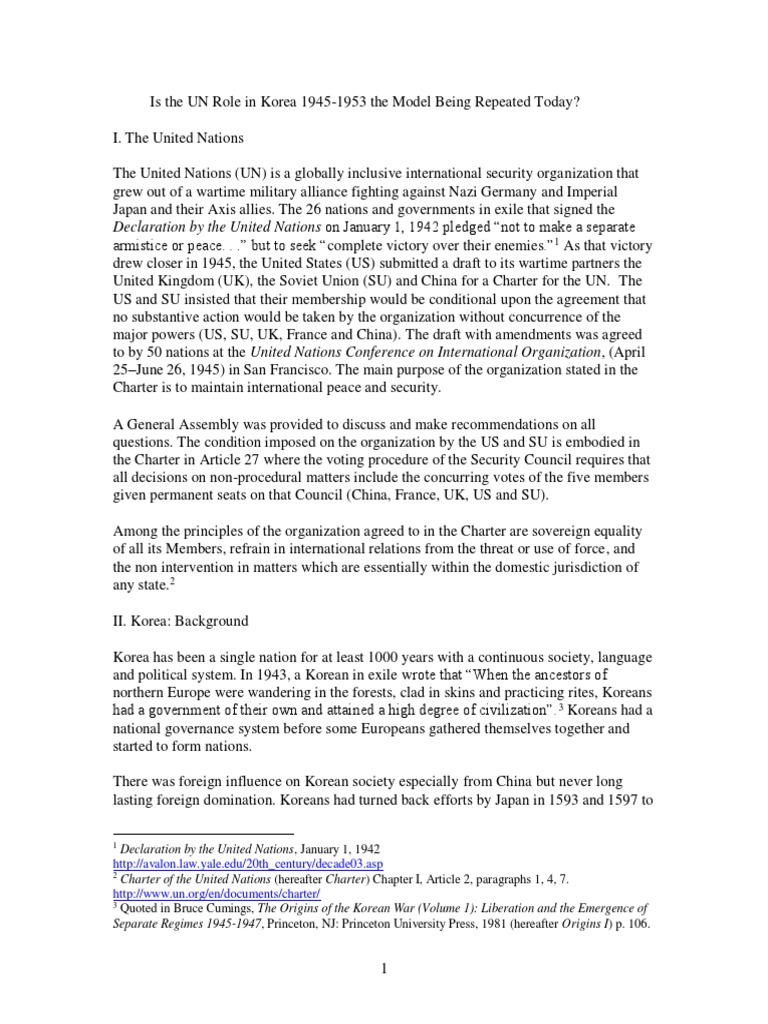 Korea War PDF | PDF | Social Science | History