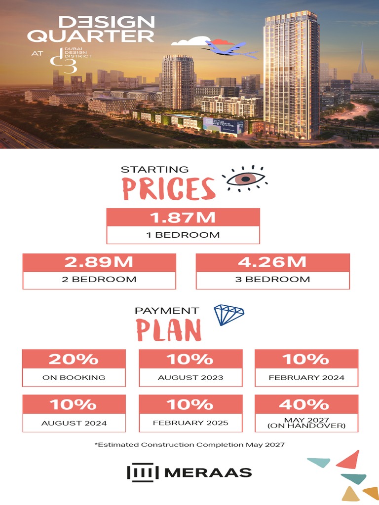 Design-Quarter at D3-Prices&Payment-Plan-English PDF | PDF
