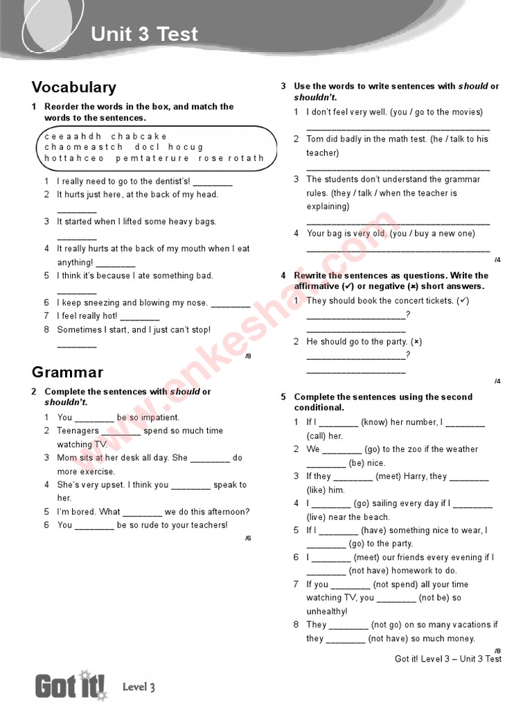 Got It 3 Unit Tests 3 Watermarked | PDF