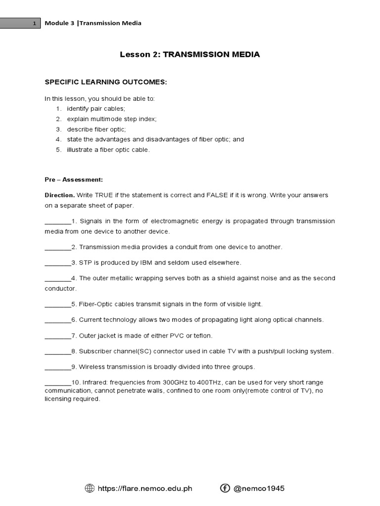 Net 101 - Module 3 - Lesson 2 | PDF | Science & Mathematics | Computers
