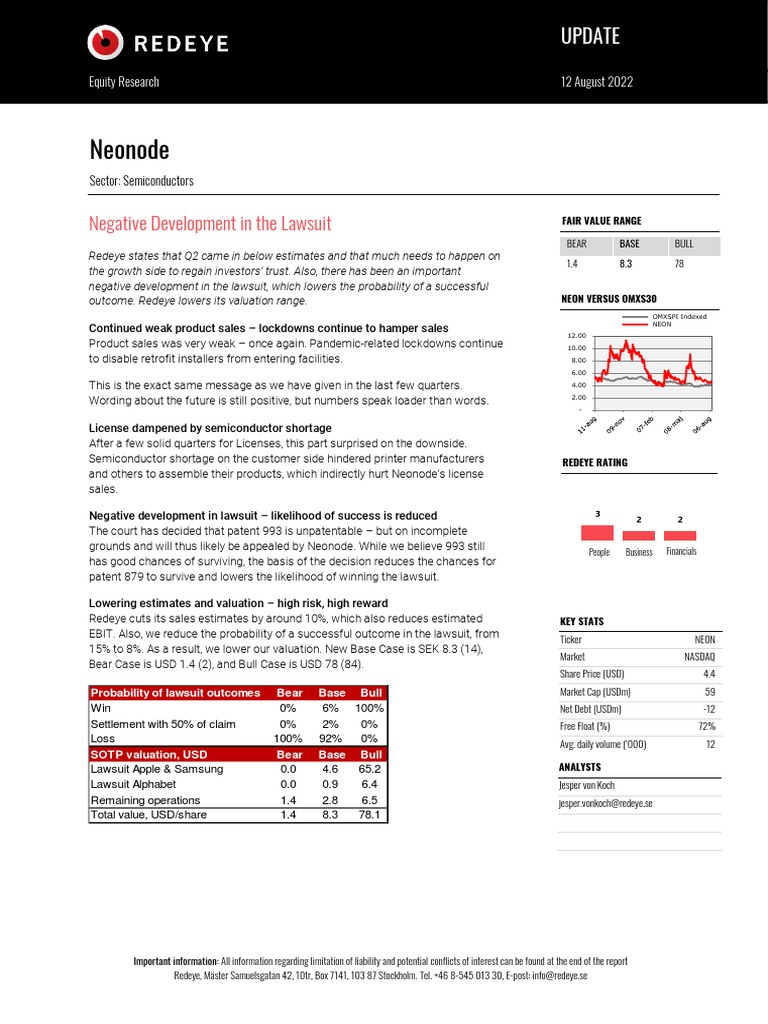 neonode-q222-update | PDF
