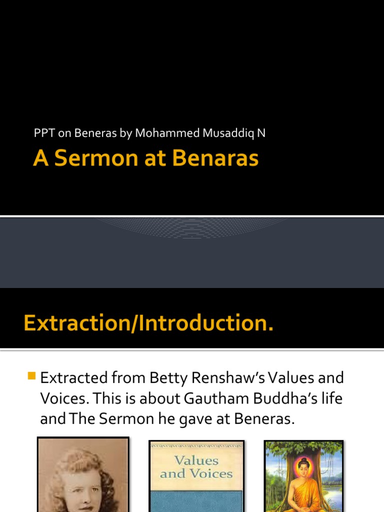Presentation by Musaddiq On Benaras | PDF | Religion & Spirituality