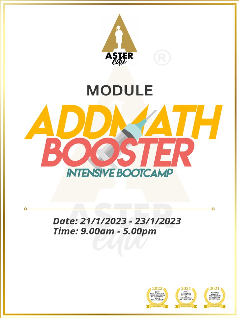 Module Addmath Bootcamp Pdf