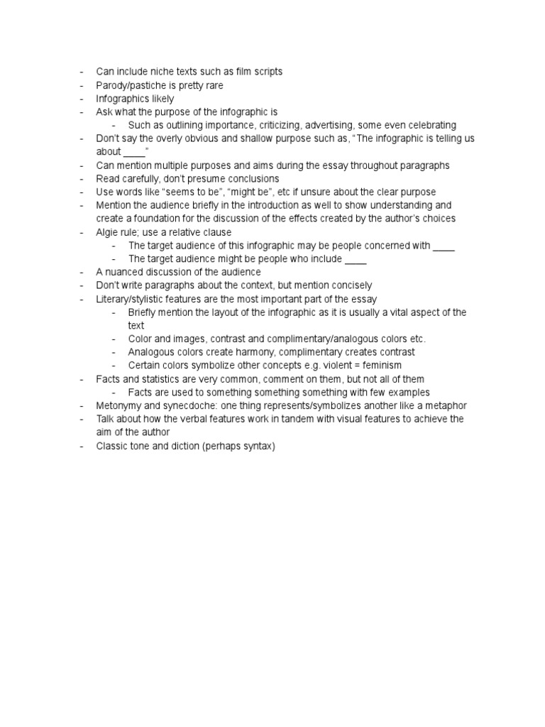 Notes For Infographics Lecture PDF | PDF