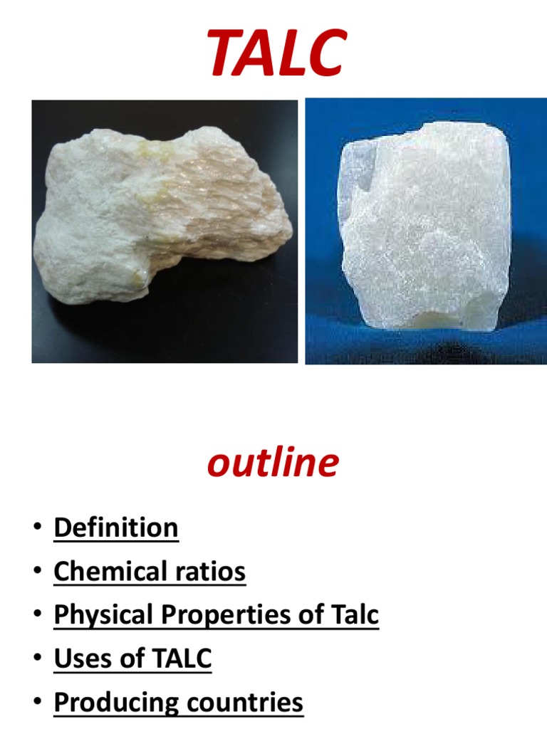Overview of Talc Properties and Uses | PDF | Home & Garden | Science ...