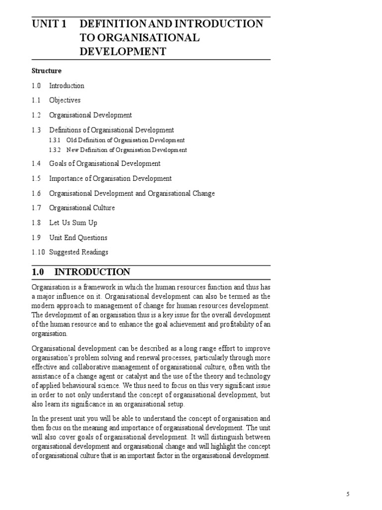 NColge - 1373 - Organisational Development (OD) PDF | PDF | Business ...