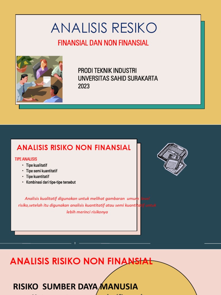 Analisis Risiko Non Finansial | PDF