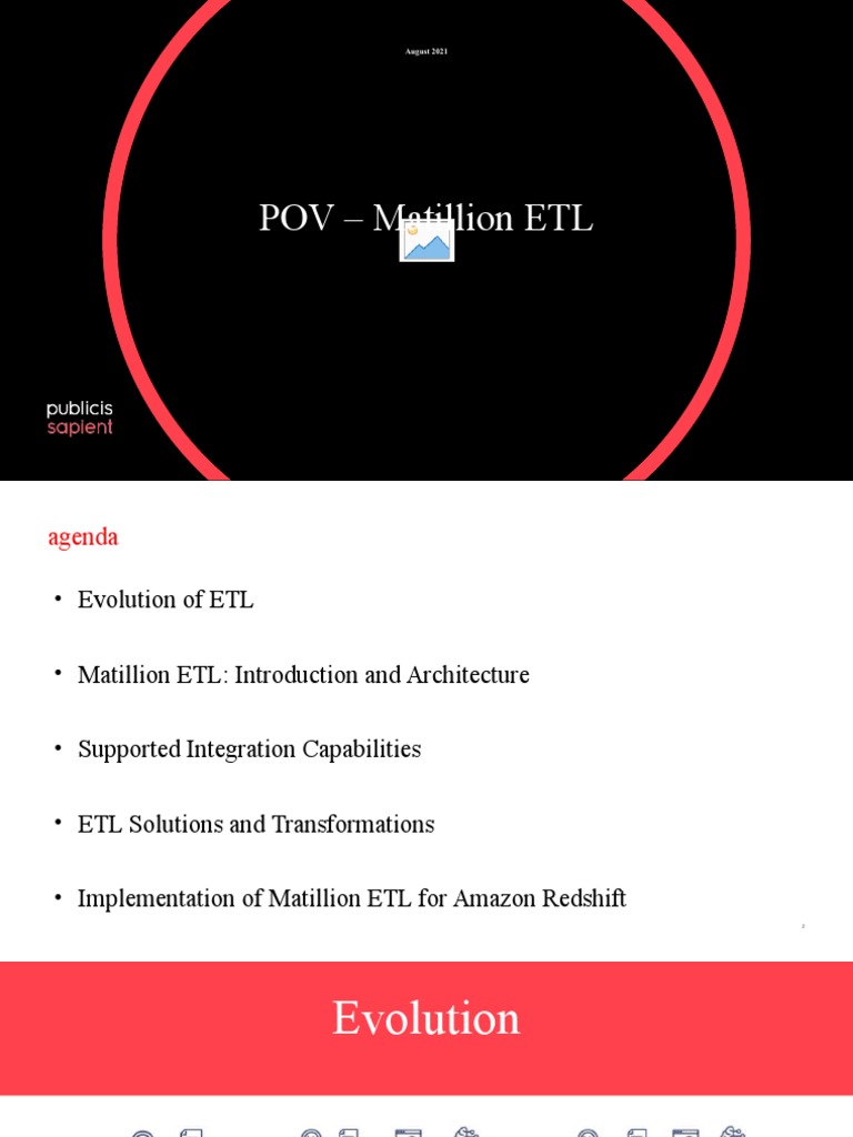 Matillion ETL Overview & Features | PDF | Computers