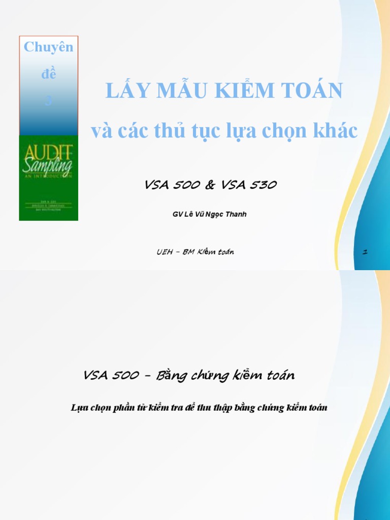 Chuyen de 3 - Chon Mau-Thanh PDF | PDF