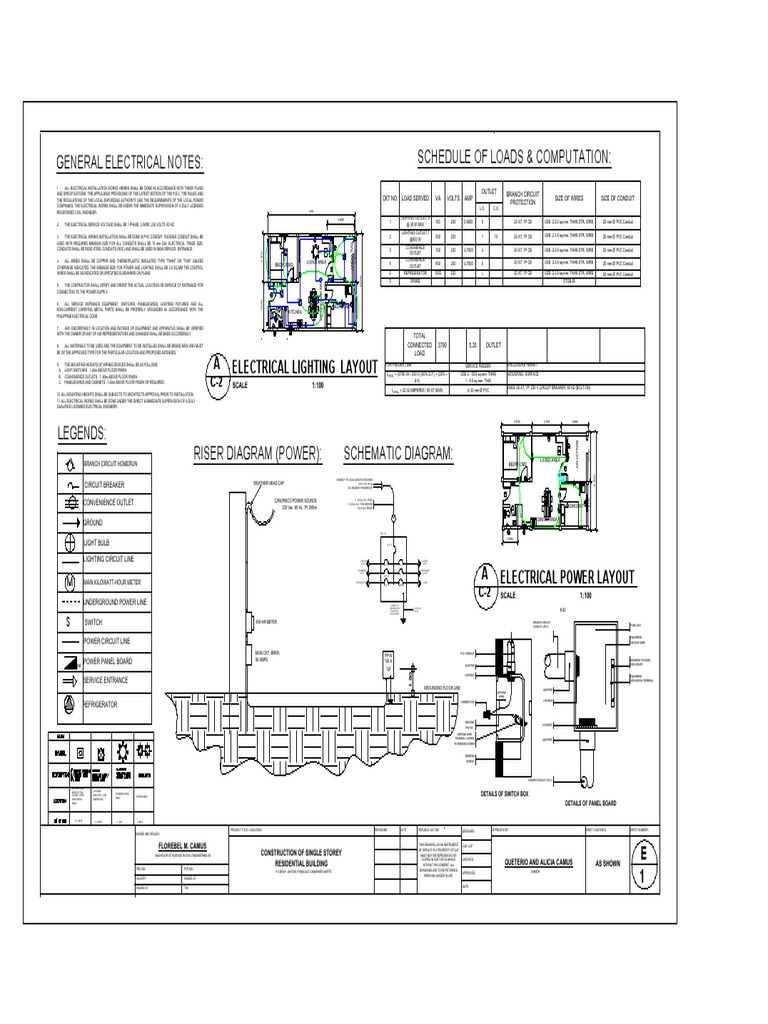 ELECTRICAL1 | PDF | Electrical Wiring | Building Engineering