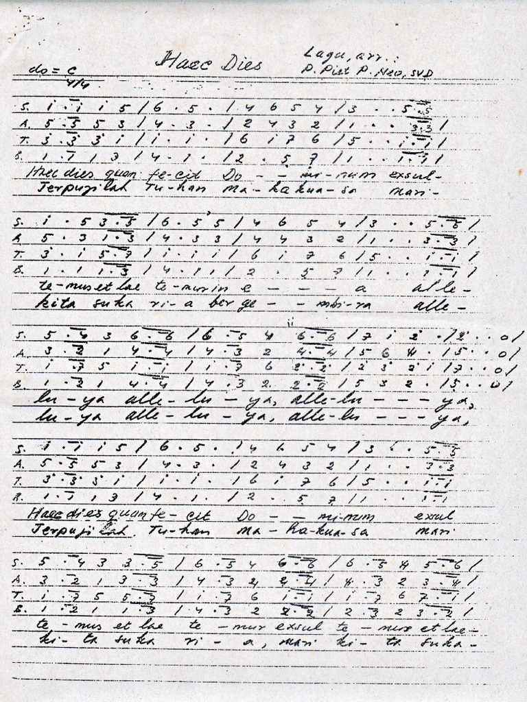 HAEC DIES - P. Pit P. Neo | PDF