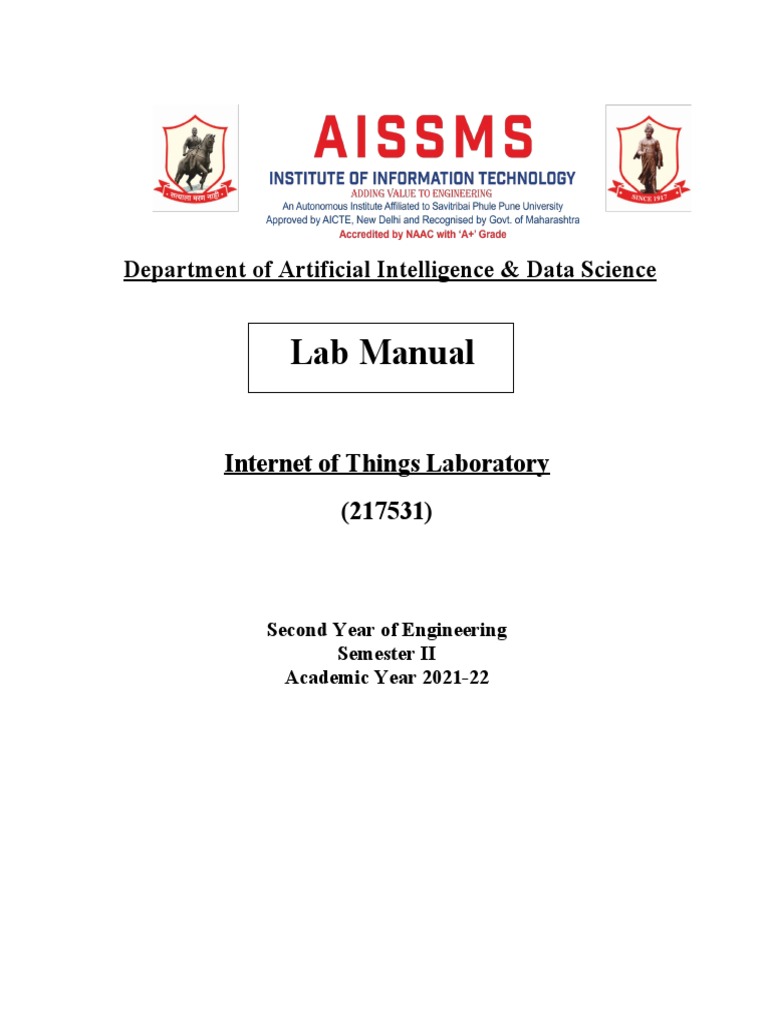 IOTL Lab Manual | PDF | Logic Gate | Raspberry Pi