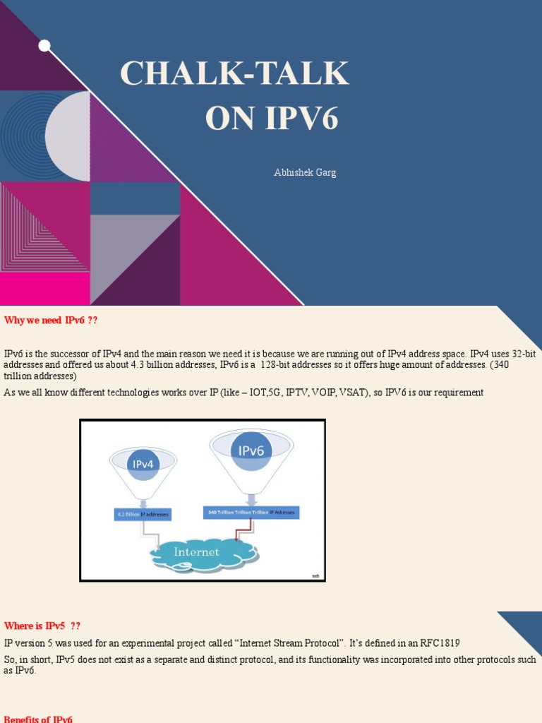 Ipv6 Chalk-Talk | PDF