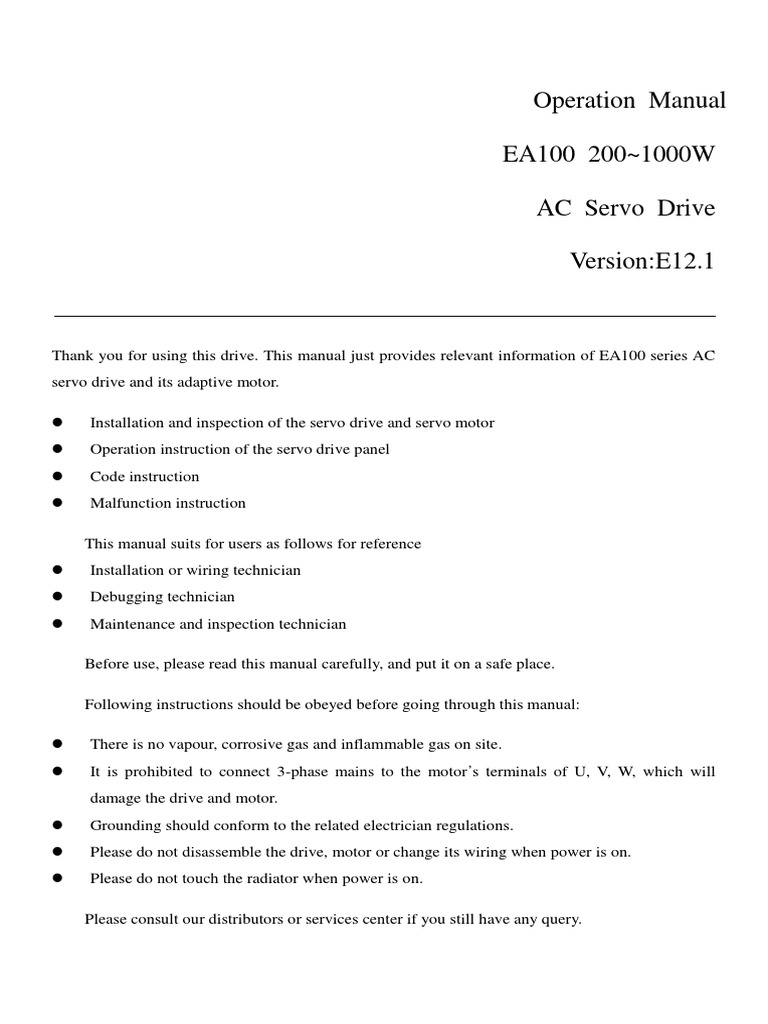 EA100 | PDF