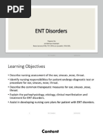 ENT Notes For Med Students | PDF | Ear | Hearing Loss